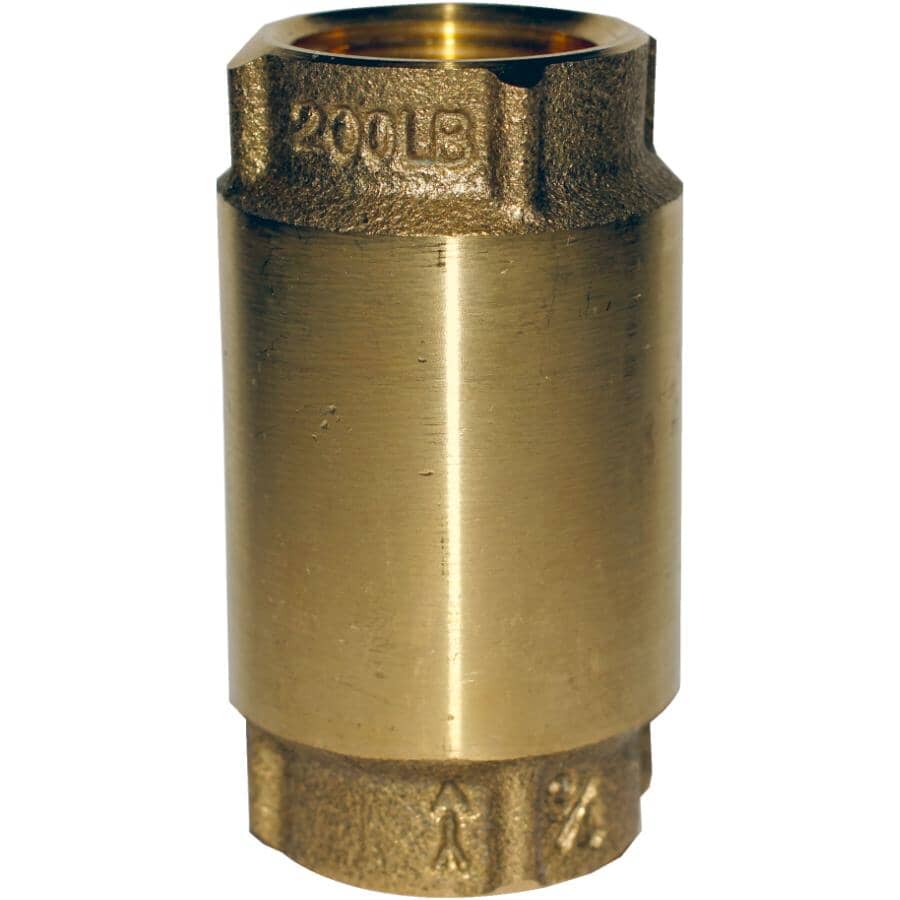 WATTS INDUSTRIES 3/4" Check Valve - Brass | Home Hardware
