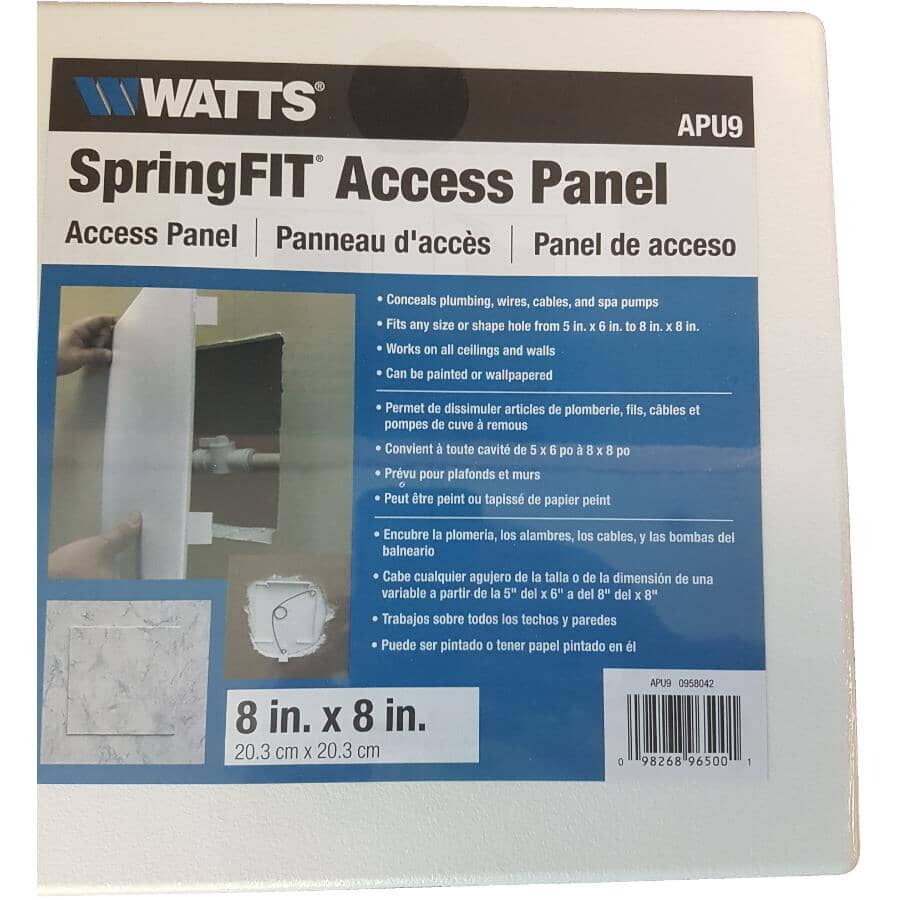 WATTS INDUSTRIES 8" x 8" Polystyrene Access Panel | Home Hardware