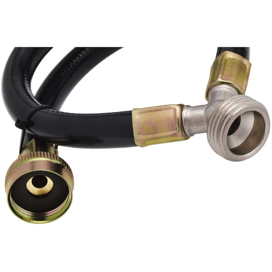 LYNCAR 3/4" GHT x 12" Washing Machine Y Mixer Hose | Home Hardware
