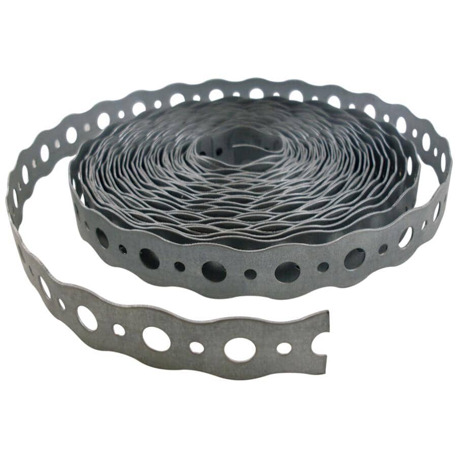 MASTERS 3/4" x 25' Steel Suspension Pipe Strapping | Home Hardware