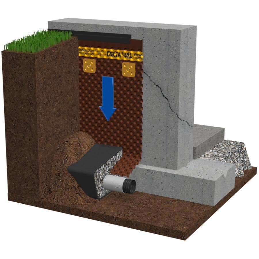 DORKEN DELTA 6' 7" x 65' 7" Delta MS Membrane System | Home Hardware