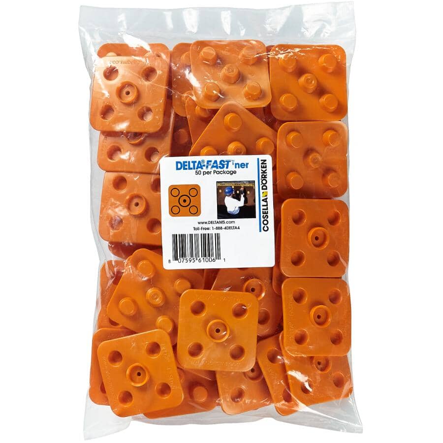 DORKEN DELTA 50 Pack Membrane System Fasteners | Home Hardware