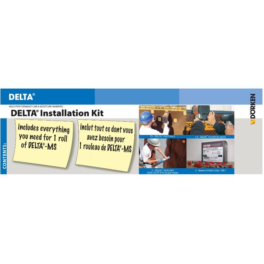 DORKEN DELTA Membrane System Installation Kit | Home Hardware