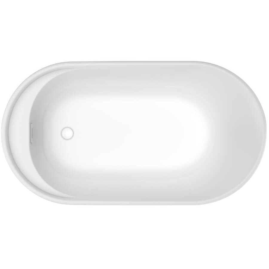 MAAX 58" x 32" Davis 2 Piece Freestanding Acrylx Tub | Home Hardware