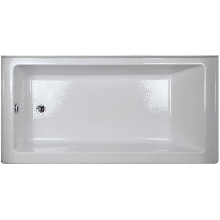MIROLIN 60" x 30" x 16" Austin 16 Acrylic Tub | Home Hardware