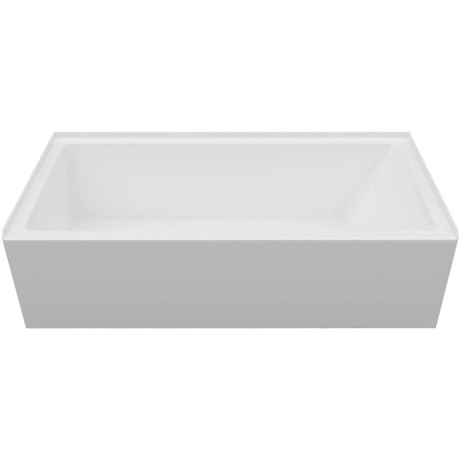 MIROLIN 60" x 30" x 16" Austin 16 Acrylic Tub | Home Hardware