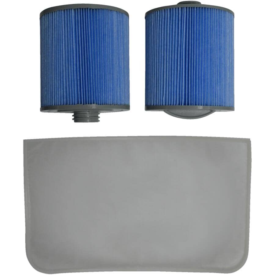 CANADIAN SPA COMPANY 100 sq. ft. Glacier Antimicrobial Filter Set ...