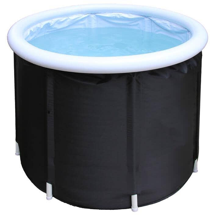 A&E BATH AND SHOWER Corwin 1 Person 32" Inflatable Round Cold Plunge ...