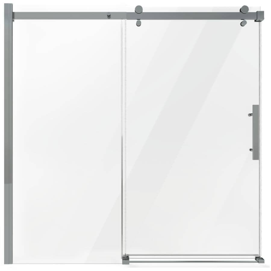 TECHNOFORM 60" Inspiration Tub Enclosure with Clear Glass & Chrome Trim ...