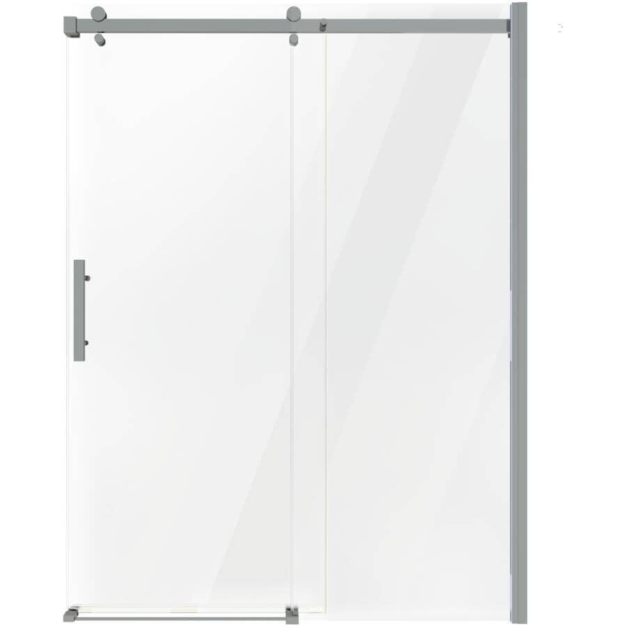 TECHNOFORM 60" Inspiration Tub Enclosure with Clear Glass & Chrome Trim ...