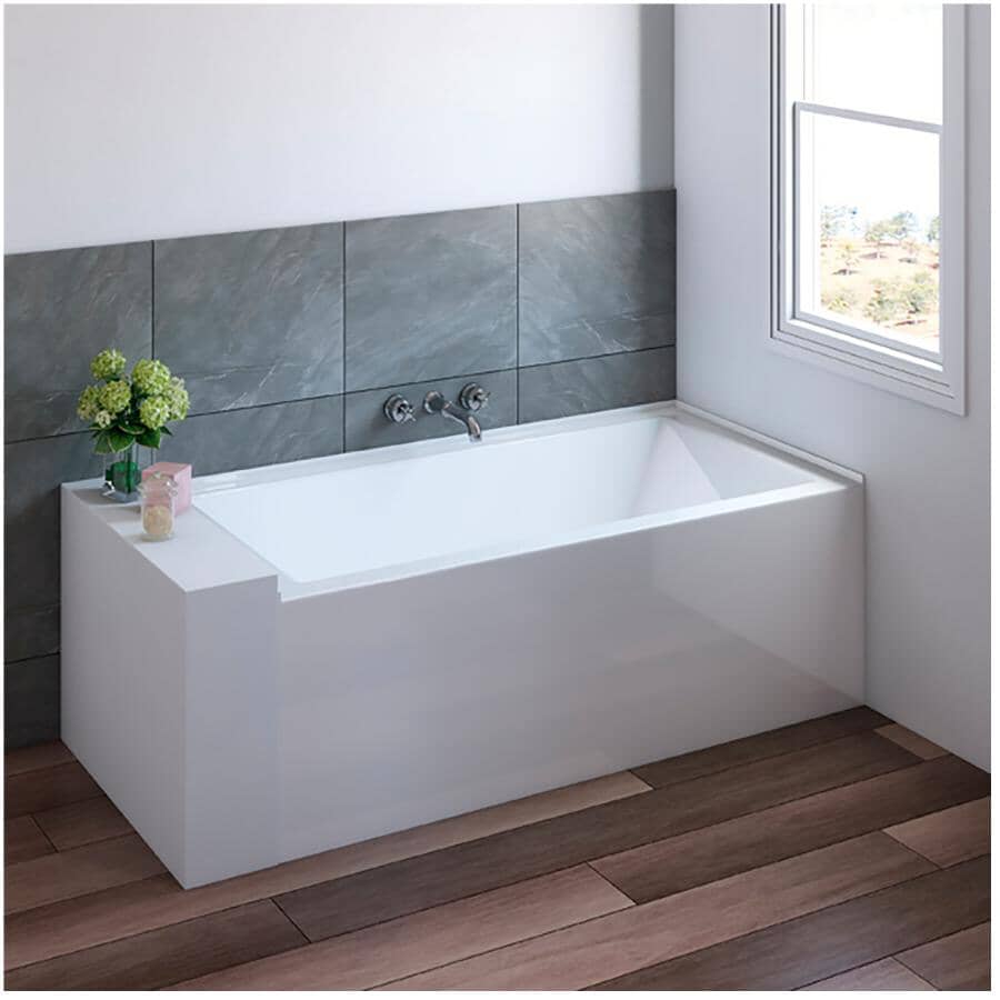 A&E BATH AND SHOWER 60" x 30" Ralph Acrylic Skirted Tub | Home Hardware