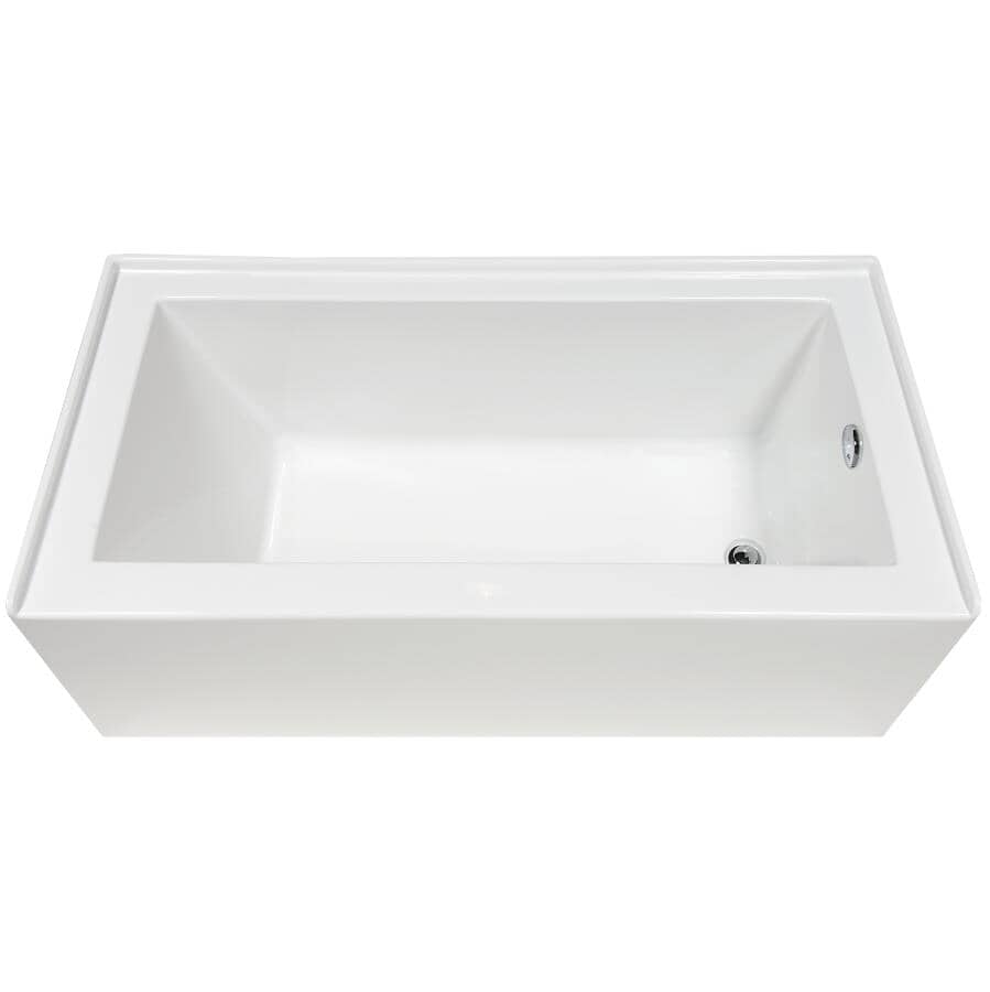 A&E BATH AND SHOWER 60" x 30" Ralph Acrylic Skirted Tub | Home Hardware