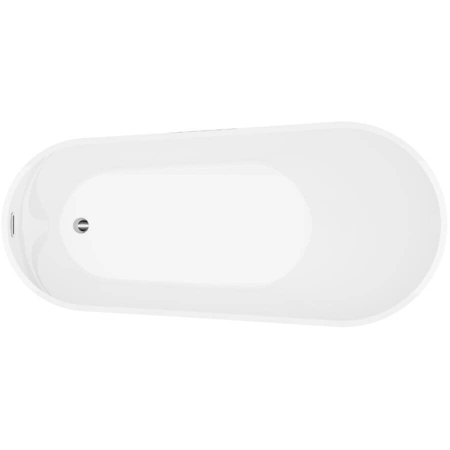 A&E BATH AND SHOWER 67" x 30" Athens Freestanding Acrylic Tub | Home ...