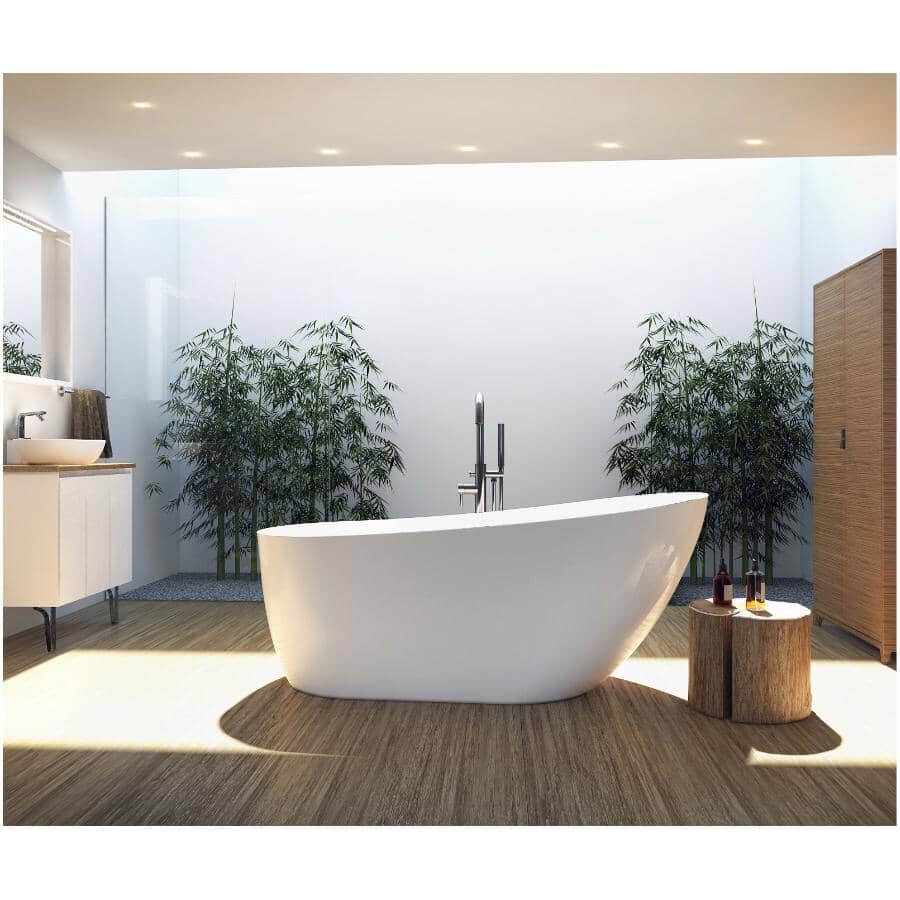 A&E BATH AND SHOWER 67" x 30" Athens Freestanding Acrylic Tub | Home ...