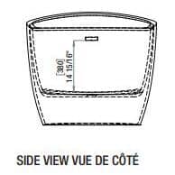 A&E BATH AND SHOWER 67" x 30" Athens Freestanding Acrylic Tub | Home ...