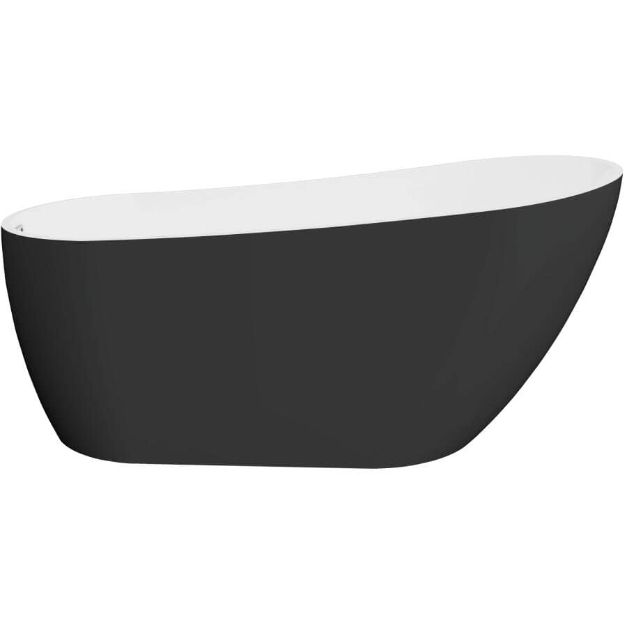A&E BATH AND SHOWER 67" x 30" Athens Freestanding Acrylic Tub | Home ...