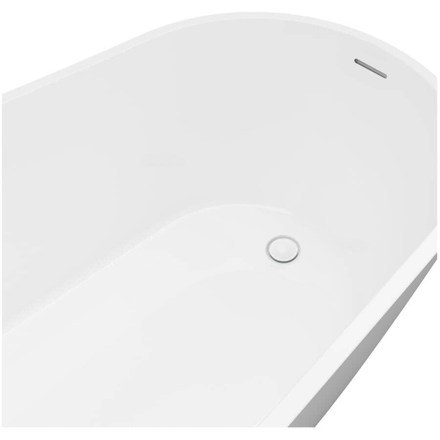 A&E BATH AND SHOWER 67" x 30" Athens Freestanding Acrylic Tub | Home ...