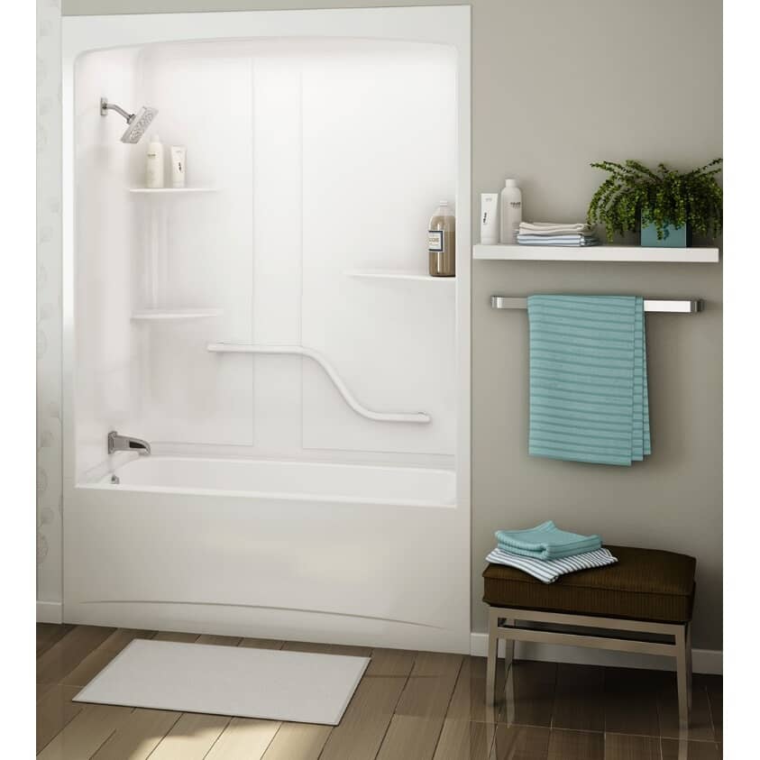 MAAX 60" x 32" Camelia 1 Piece Acrylic Tub Shower | Home Hardware