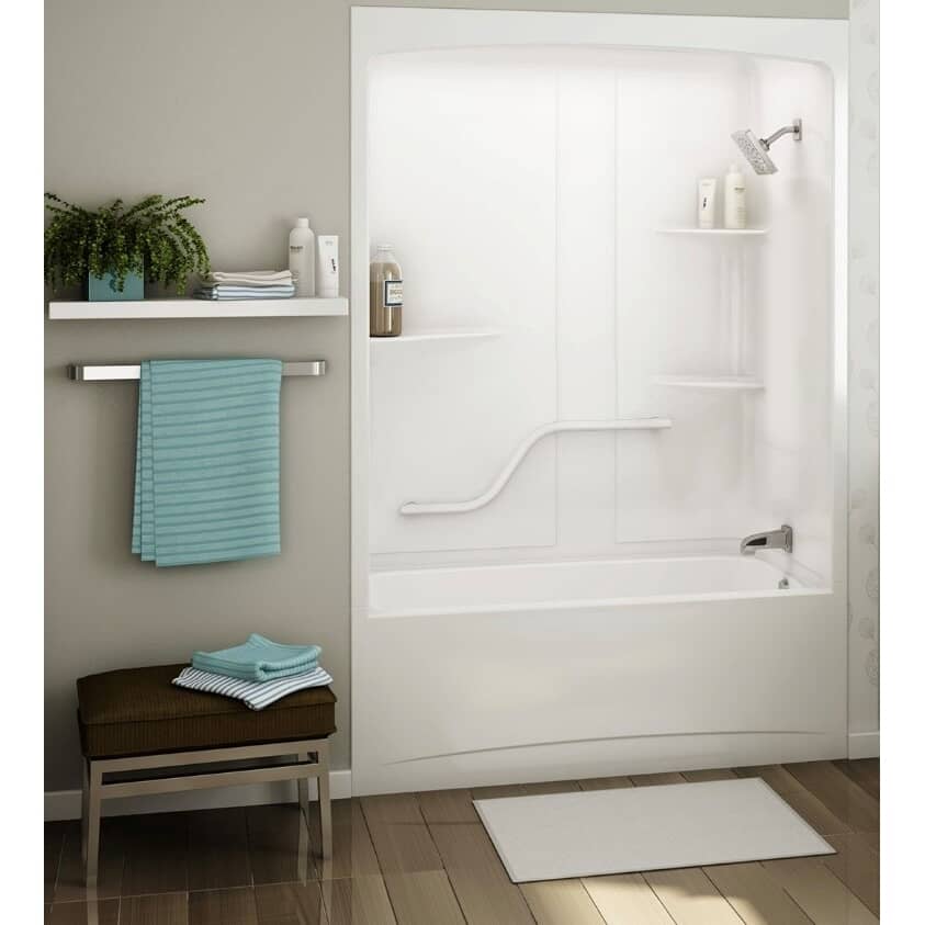 MAAX 60" x 32" Camelia 1 Piece Acrylic Tub Shower | Home Hardware