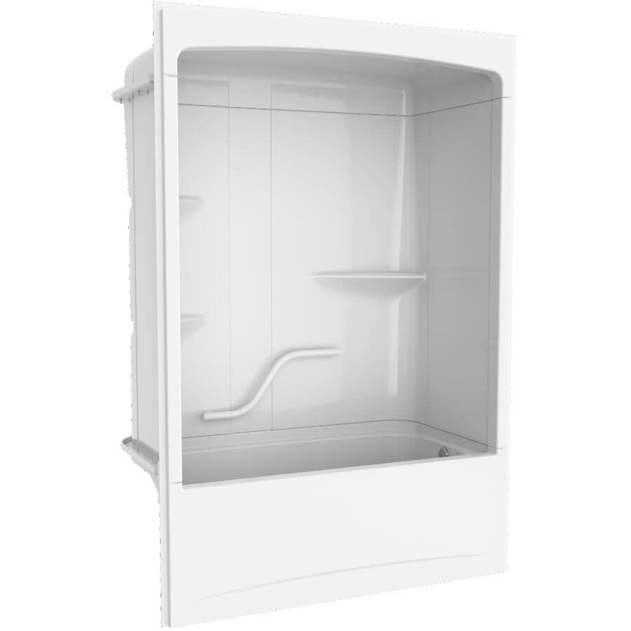 MAAX 60" x 33" Camelia 3 Piece Acrylic Tub Shower | Home Hardware