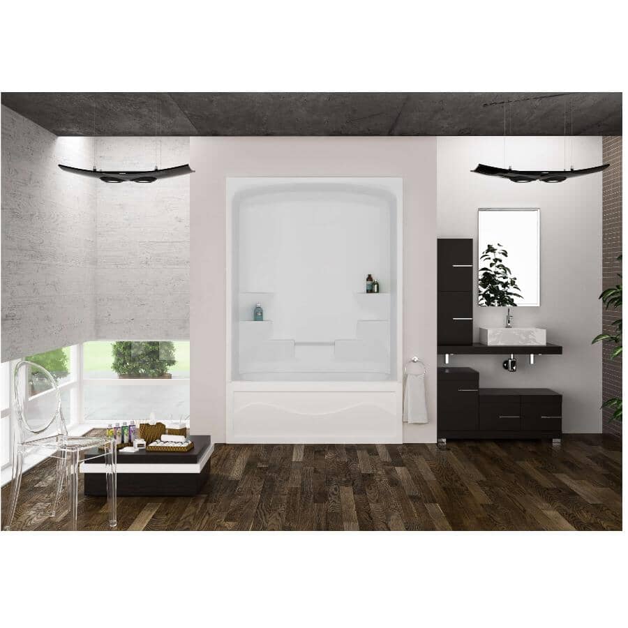 MIROLIN 60" x 33.5" Liberty 1 Piece Acrylic Tub Shower | Home Hardware