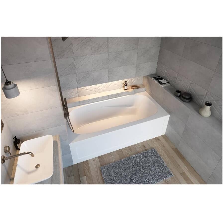 MIROLIN 60" x 30" Phoenix Acrylic Tub | Home Hardware