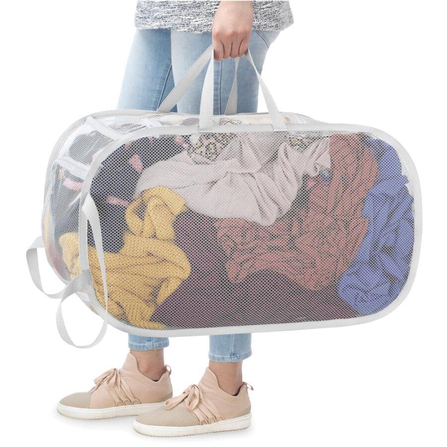 WHITMOR Pop & Fold Laundry Hamper | Home Hardware
