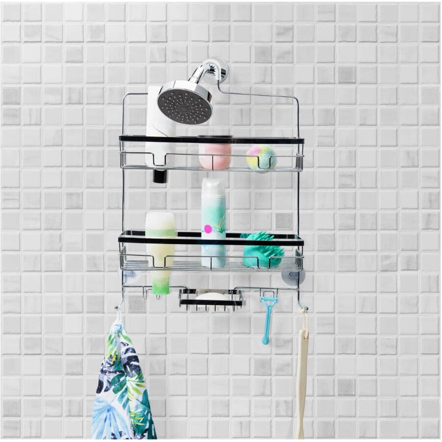 MAISON KLEEN Jumbo 2 Tier Shower Caddy | Home Hardware