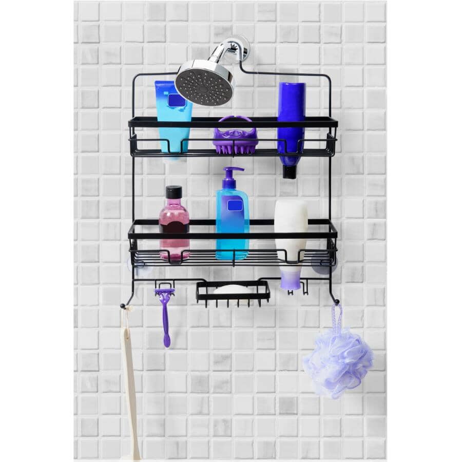 MAISON KLEEN Jumbo 2 Tier Shower Caddy | Home Hardware