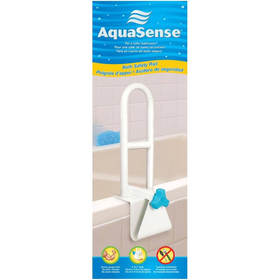AQUA SENSE 15" x 6" Steel Tub Safety Rail | Home Hardware