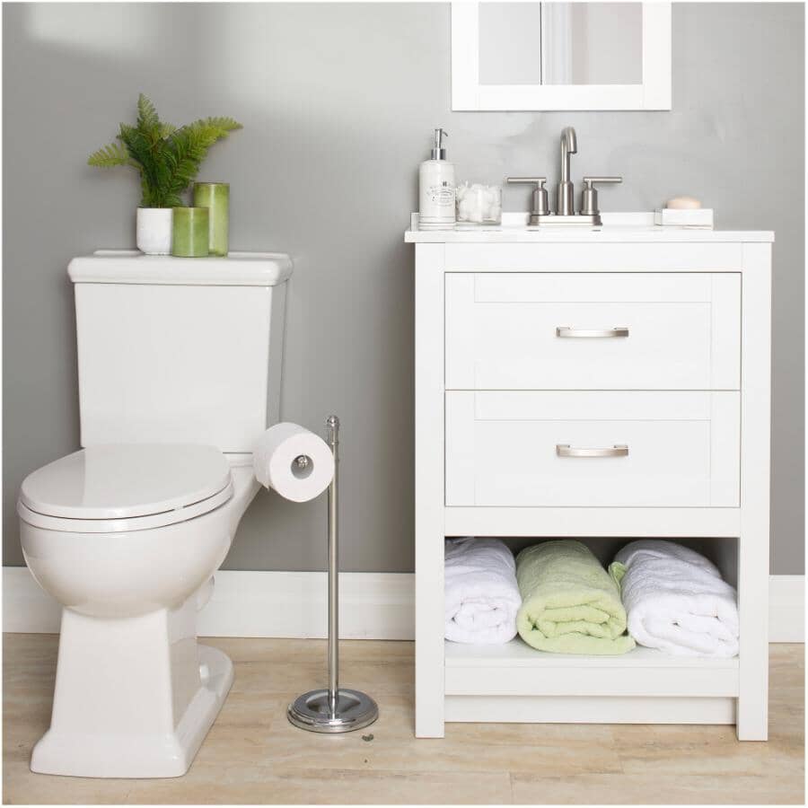 FOREMOST 25" W x 19" D Laine Vanity with Composite Top | Home Hardware