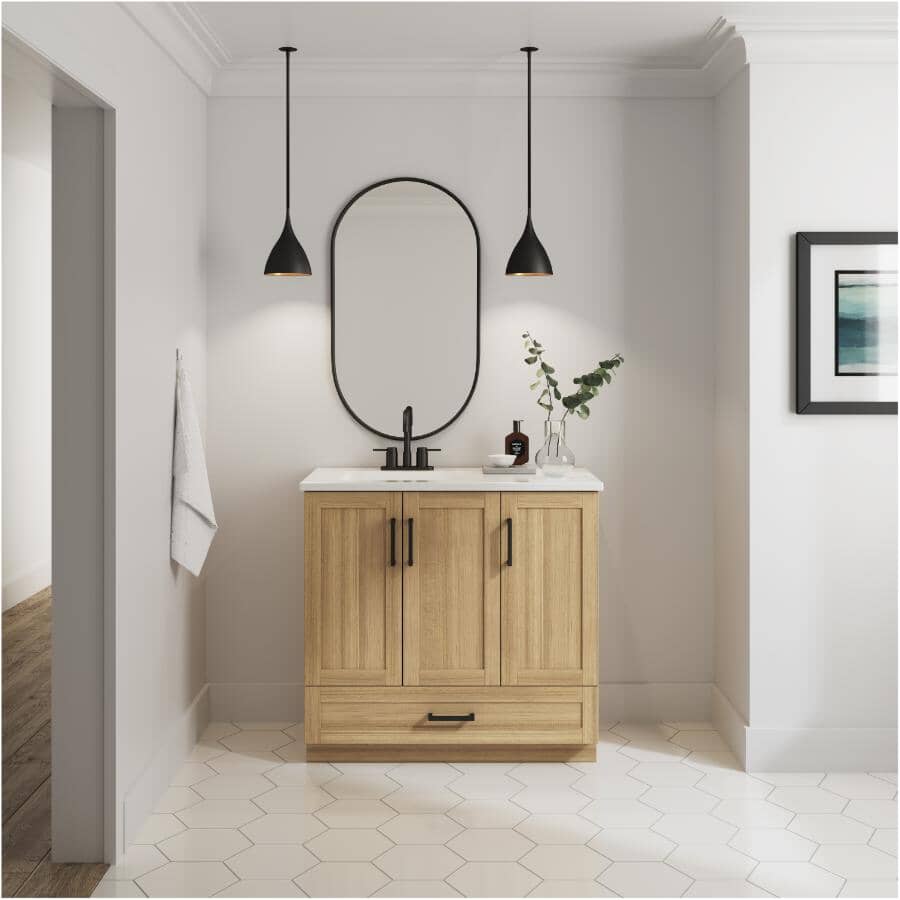 CRAFT + MAIN 37" x 19" Marien Vanity with Cultured Marble Top | Home ...