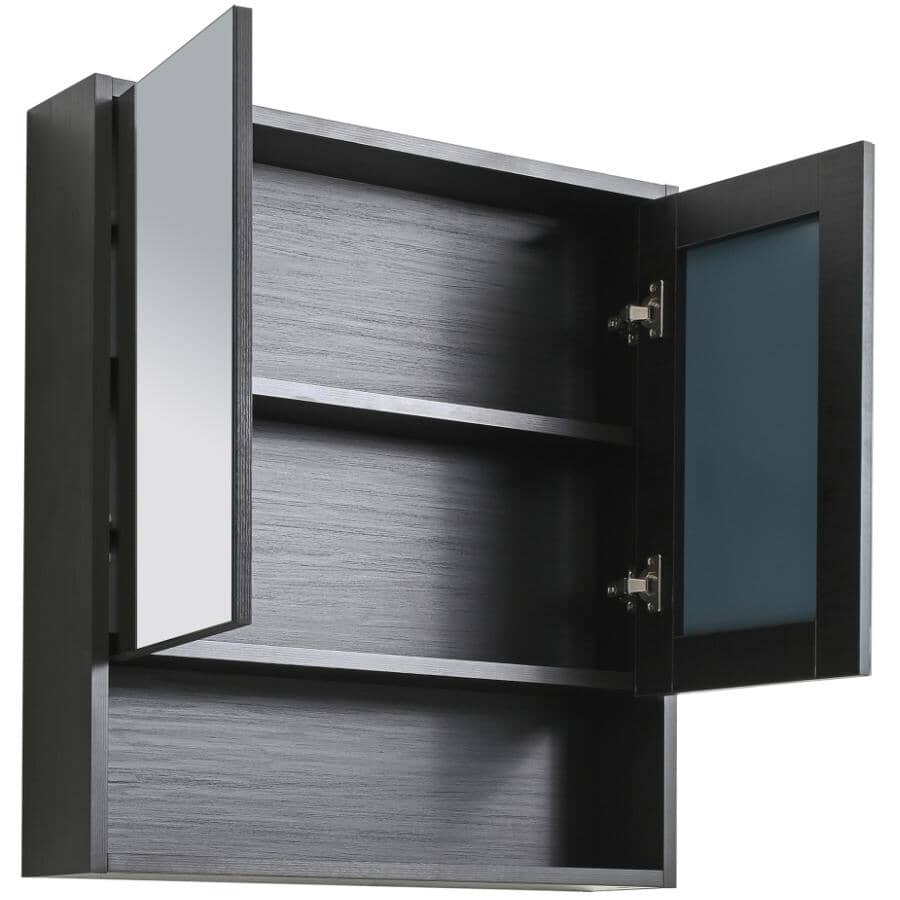 KLAYR 28" x 30" Harlow Single Door Medicine Cabinet with Display Shelf ...