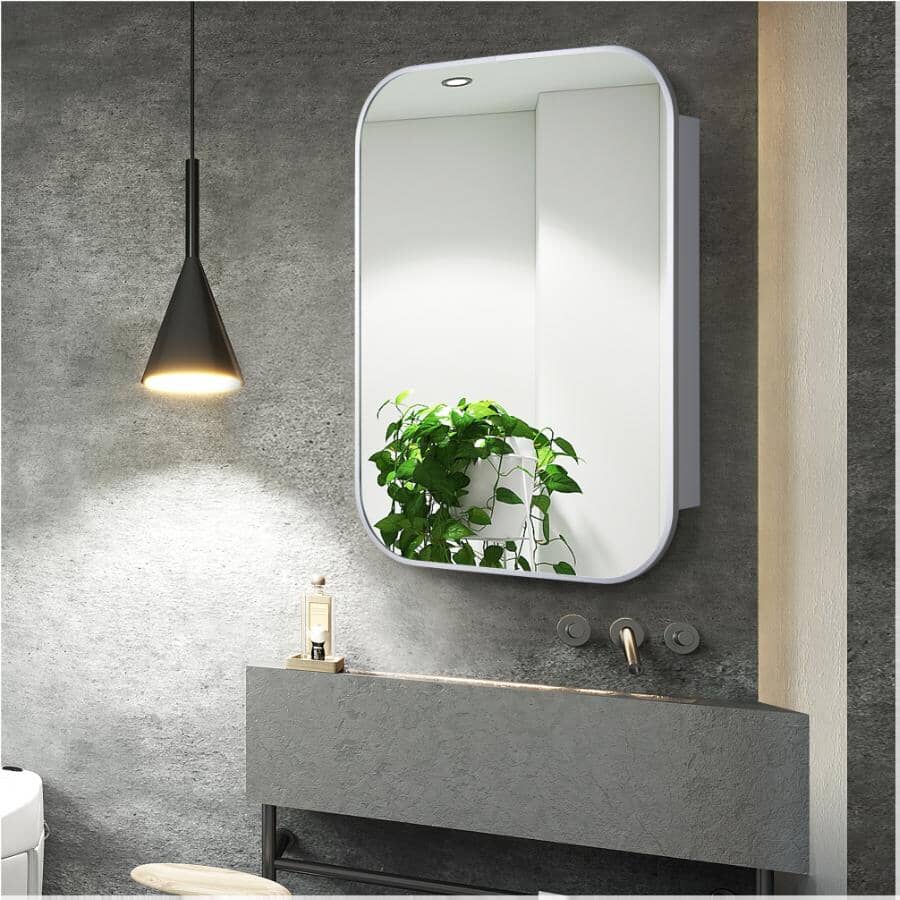 INSTYLE 22" x 30" Genesis Single Door Medicine Cabinet | Home Hardware