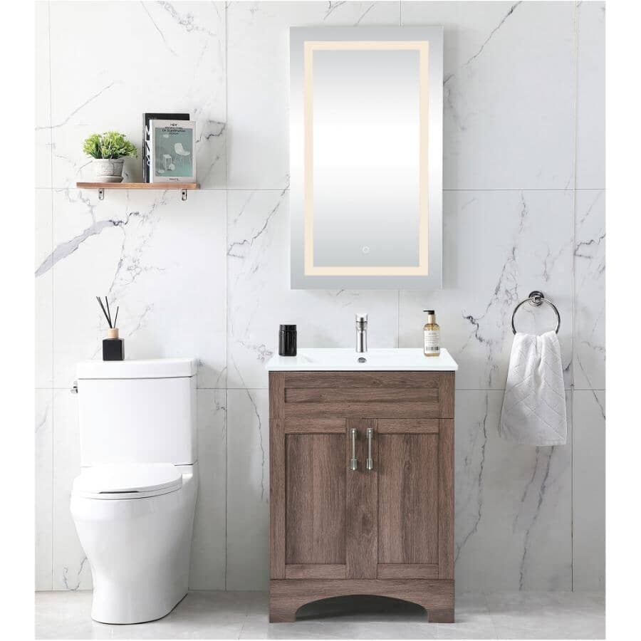 CHELINI 24" W x 18" D Blake Vanity with Vitreous China Top | Home Hardware