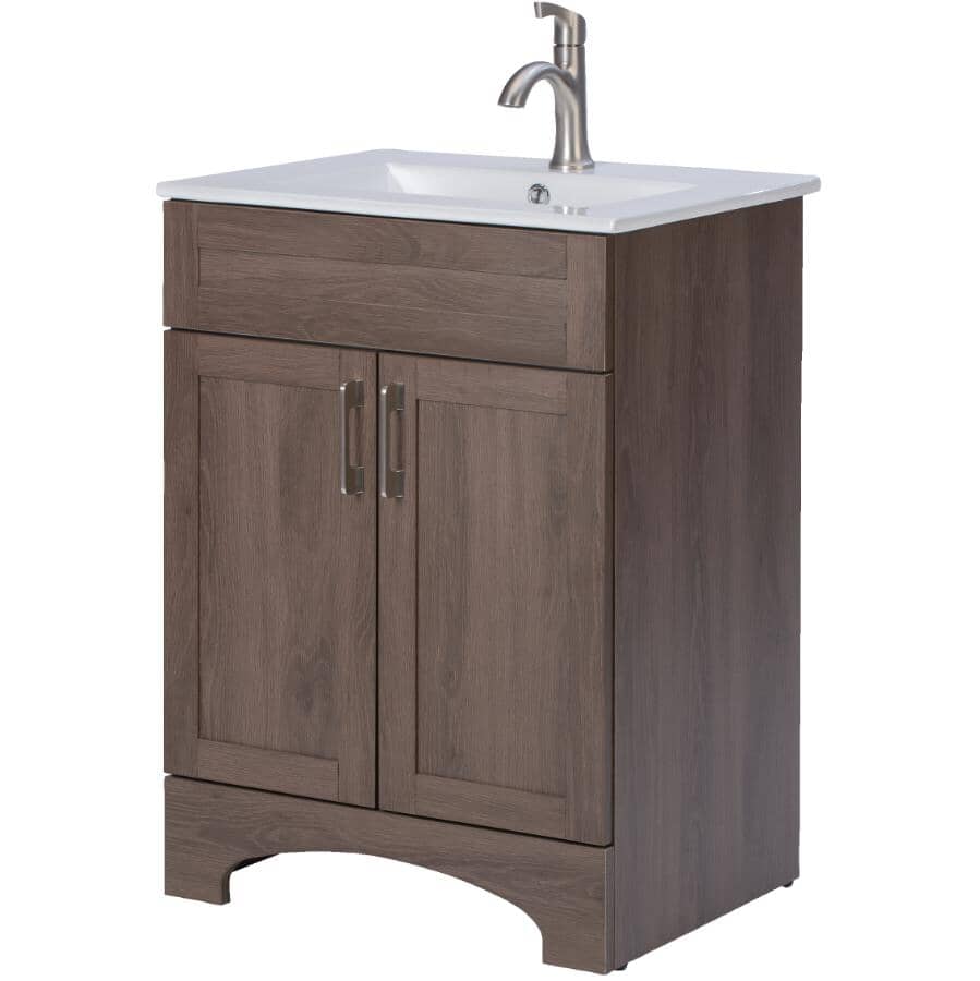 CHELINI 24" W x 18" D Blake Vanity with Vitreous China Top | Home Hardware