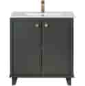 CHELINI 30" W x 18" D Emmy Vanity with Vitreous China Top | Home Hardware