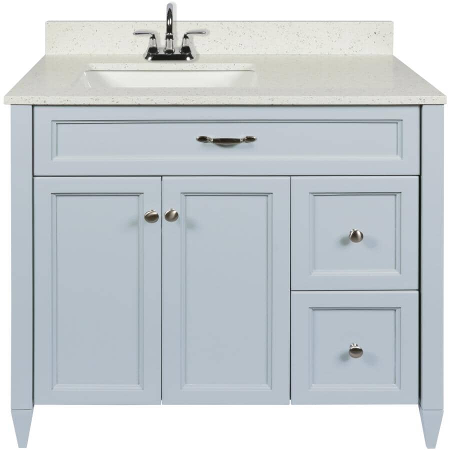 INSTYLE 37" W x 22" D Royale Vanity with Quartz Top | Home Hardware