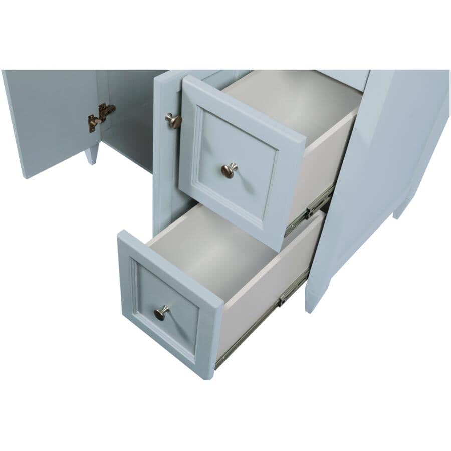INSTYLE 37" W x 22" D Royale Vanity with Quartz Top | Home Hardware