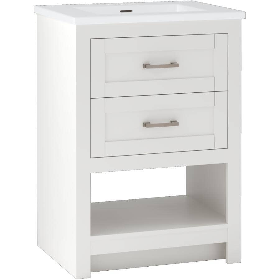 CRAFT + MAIN 25" W x 19" D Laine Combo Vanity with Cultured Marble Top ...