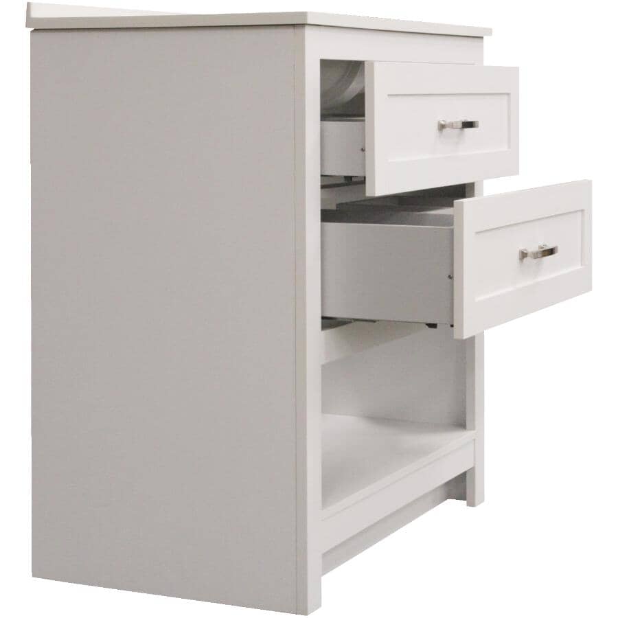 CRAFT + MAIN 31" W x 19" D Laine Combo Vanity with Cultured Marble Top ...