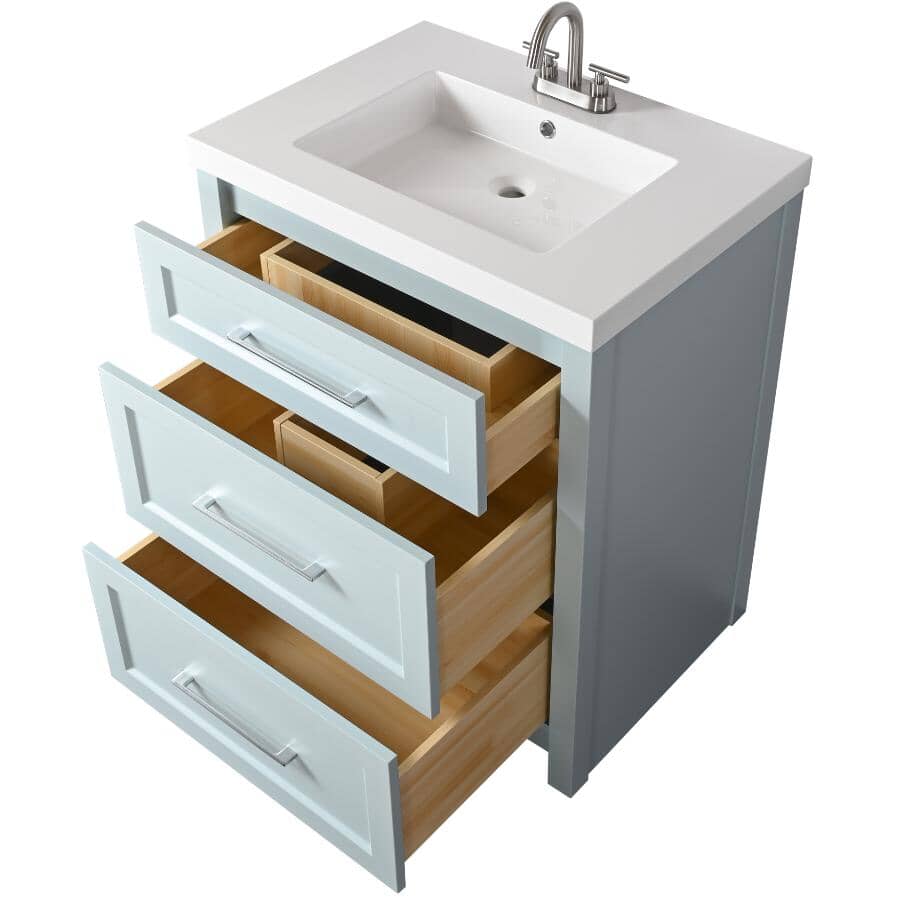 SCOTT MCGILLIVRAY 30" W x 22" D Bancroft Vanity with Cultured Marble ...