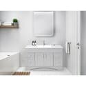 CABINET BASICS 48" W x 21" D Tudor Vanity with Cultured Marble Top ...