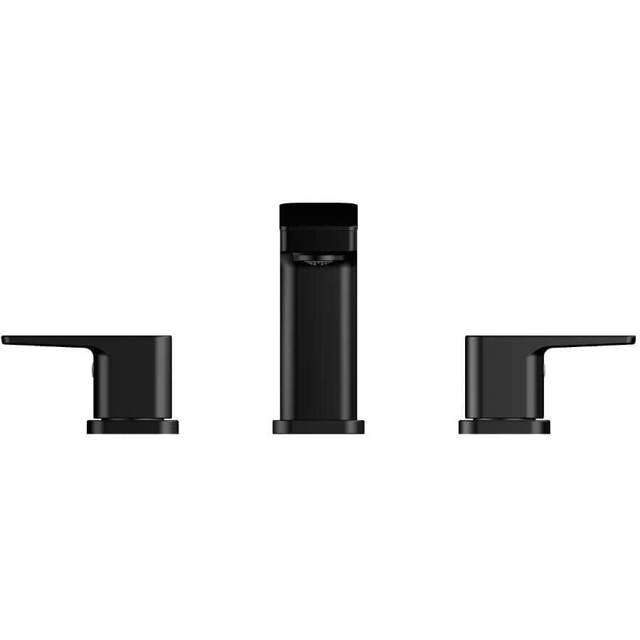 EUROSTREAM Capriza 2 Handle Widespread Lavatory Faucet - Black | Home ...
