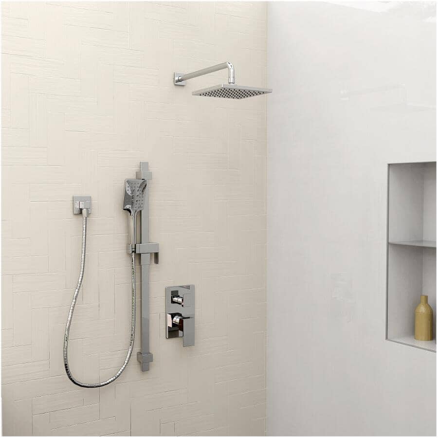 BÉLANGER ESSENTIAL Quadrato Single Handle Pressure Balanced Shower ...