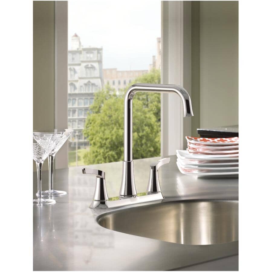 MOEN Robinet de cuisine Danika à 2 poignées, chrome | Home Hardware