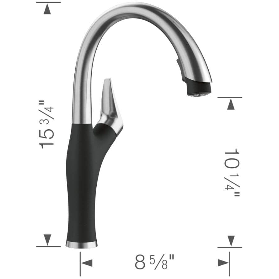 BLANCO Artona Single Handle Pull-Down Kitchen Faucet | Home Hardware