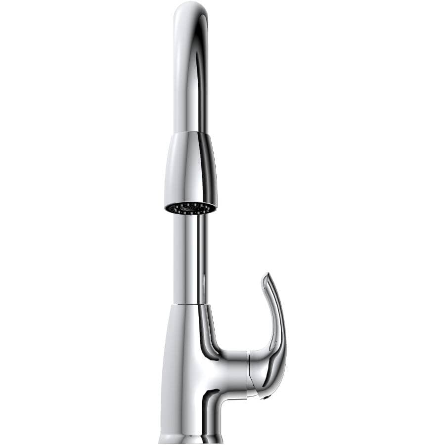 EUROSTREAM Everard Pull-Down Kitchen Faucet - Chrome | Home Hardware