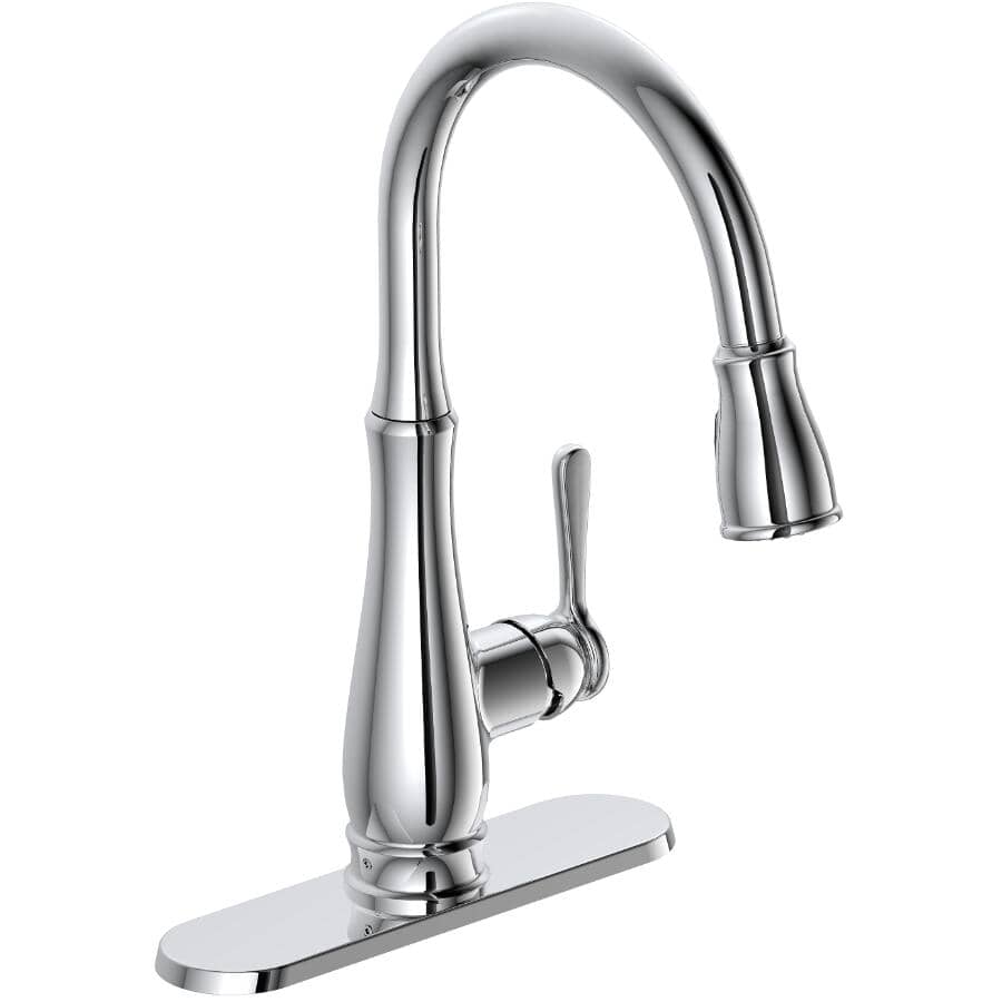 EUROSTREAM Whitley Single Handle Pull-Down Kitchen Faucet | Home Hardware