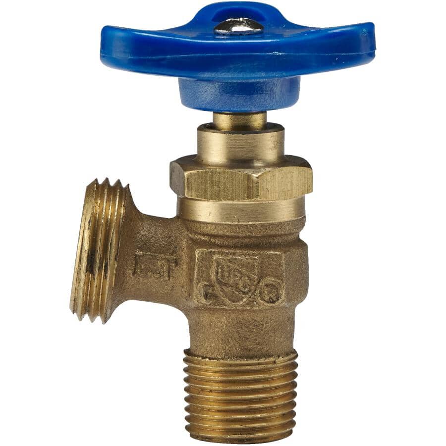 PROJEX 1/2" Sediment Faucet with Boiler Drain & Blue Handle | Home Hardware